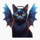 DOPASTICKER Good Kitty, Bad Kitty Sticker, Phone Sticker Car Sticker ...