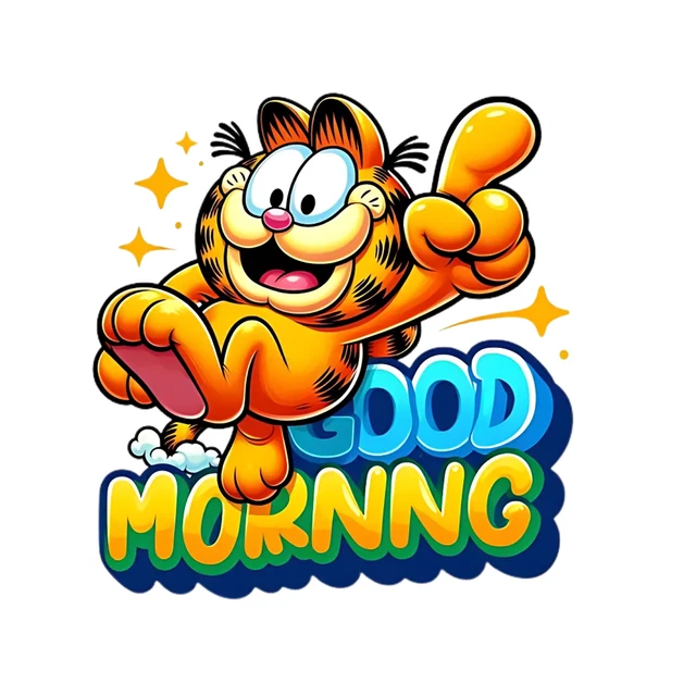 DOPASTICKER Good Morning Cat Sticker Street Art Urban Edgy Hip Hop ...