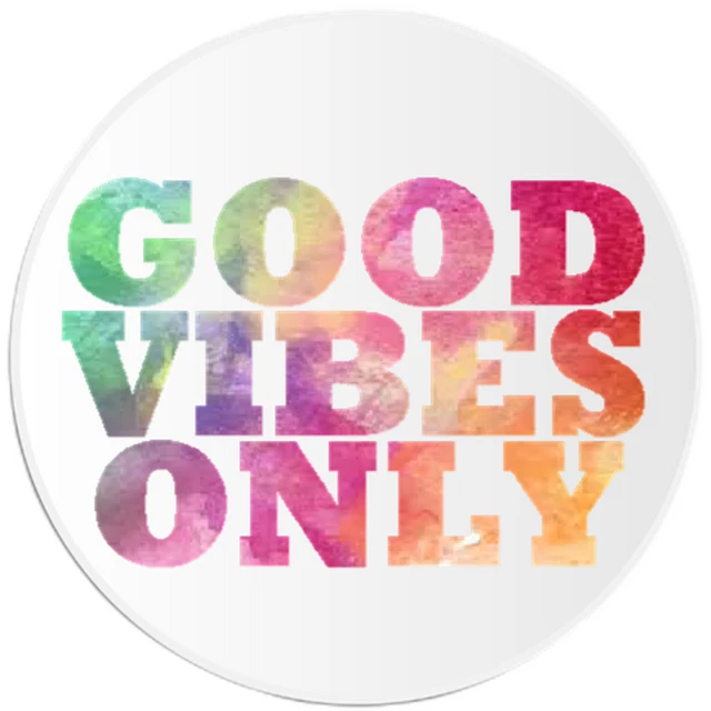 DOPASTICKER Good Vibes Only Sticker, Positive Vibrations Phone Decal ...