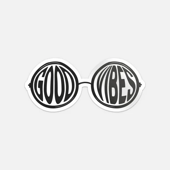 DOPASTICKER Good Vibes Sticker Decal Phone Decal Water Bottle Stickers ...