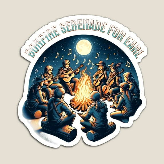 DOPASTICKER Goodbye Earl - Bonfire Serenade For Earl Sticker - 4281 Hot ...