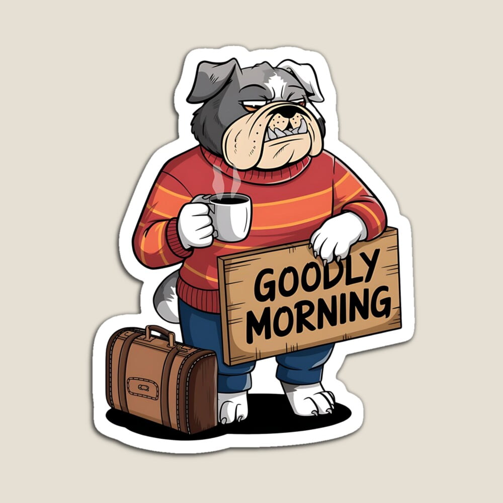 DOPASTICKER Goodly Morning - I Dont Do Mornings - Morning Vibes - H ...