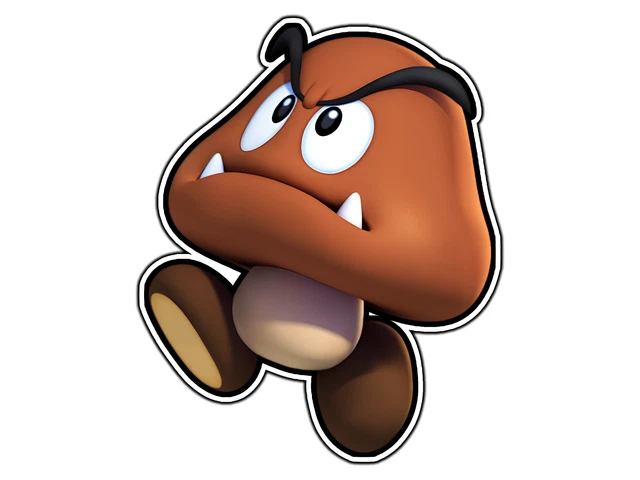 DOPASTICKER Goomba Decorative Laptop, Phone Stickers, Waterproof Decals ...