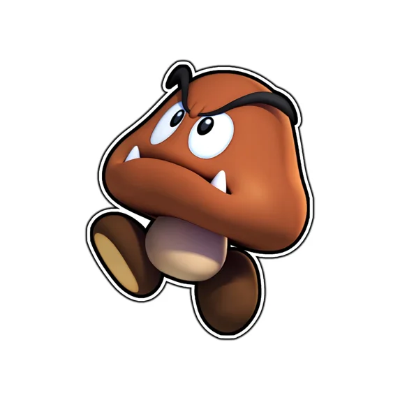 DOPASTICKER Goomba Sticker Decal Phone Decal Water Bottle Stickers ...