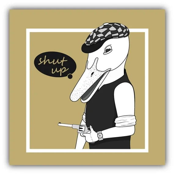 DOPASTICKER Goose Bandit Sticker Decal Phone Decal Water Bottle ...