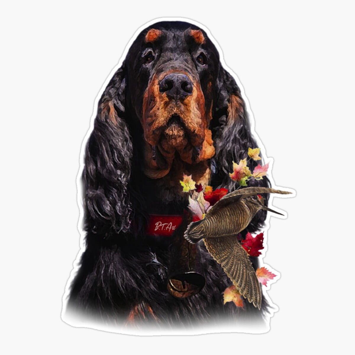 DOPASTICKER Gordon Setter, Getting Started Woodcock Hunting Sticker ...