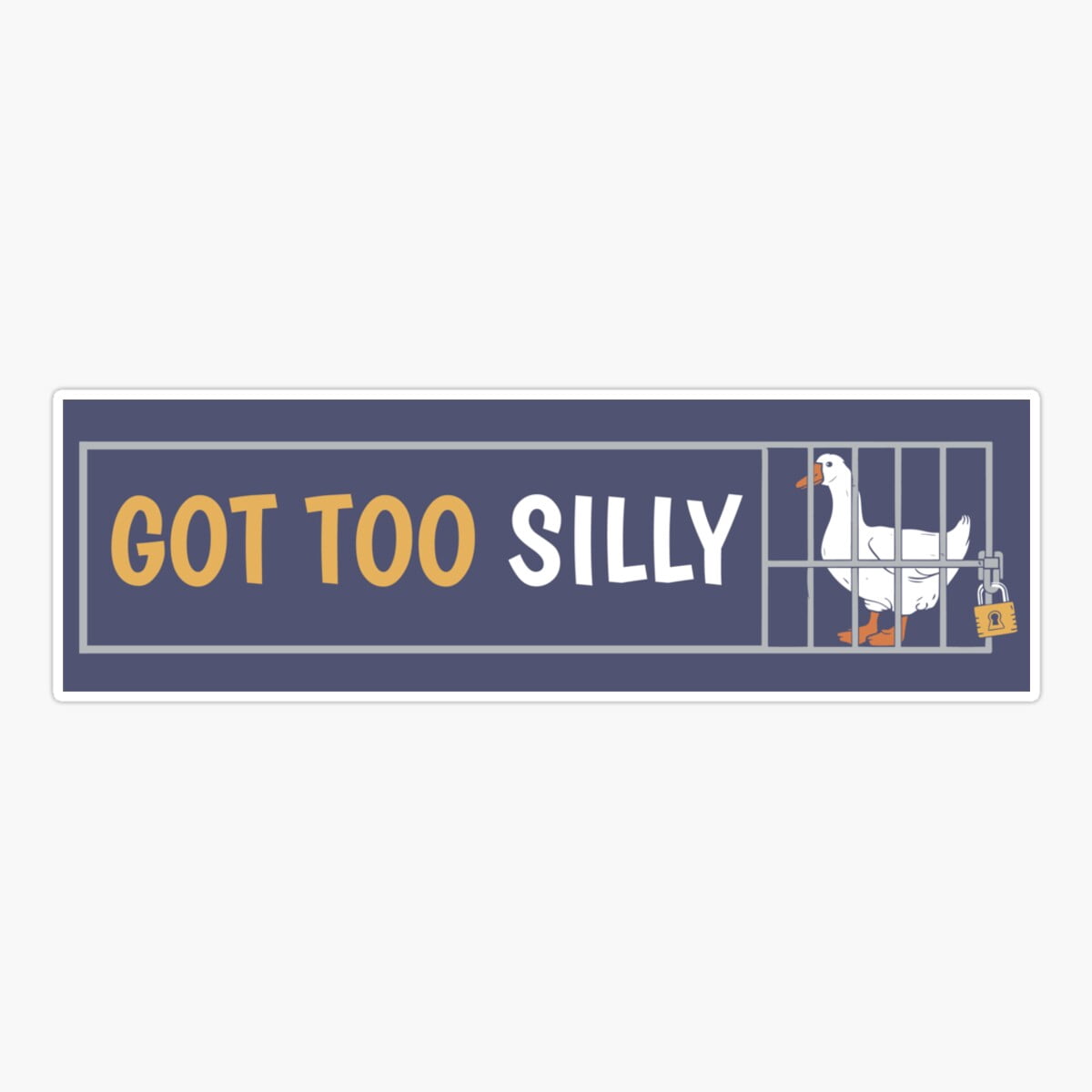 DOPASTICKER Got Too Go.Ose Geese Cute Bumper Sticker, Phone Sticker Car ...