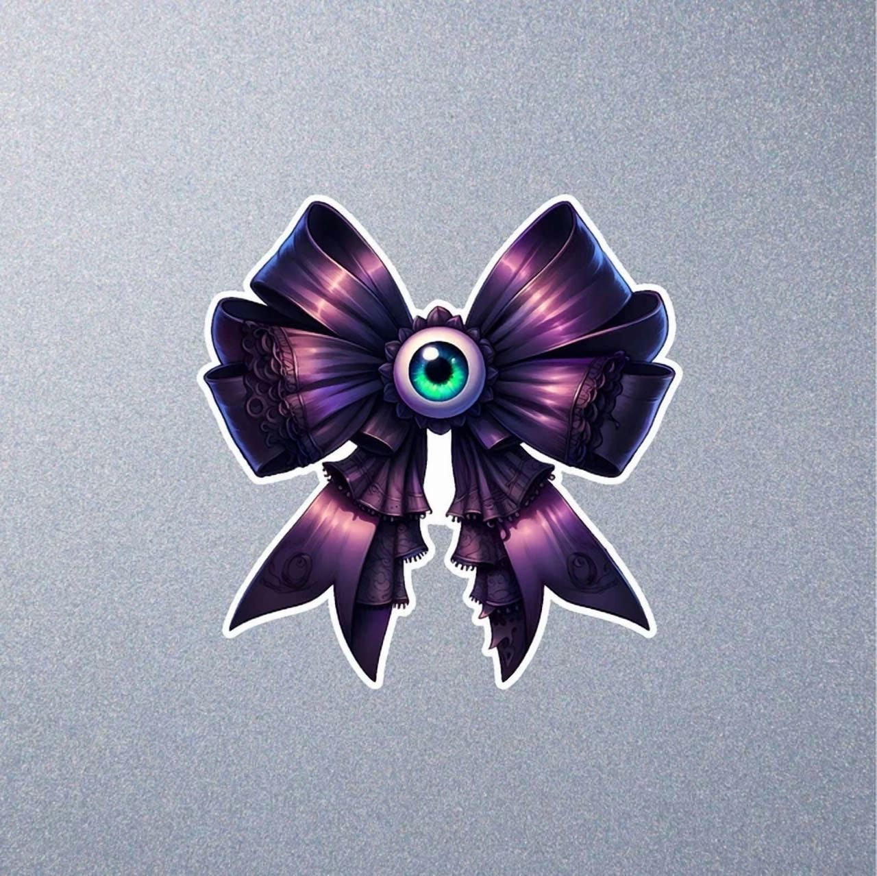 DOPASTICKER Gothic Hal.Low.Een Bow Car Sticker, Laptop Decal, Water ...