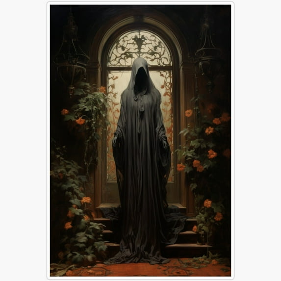 DOPASTICKER Gothic Phantom Sticker Decorative Laptop, Phone Stickers ...