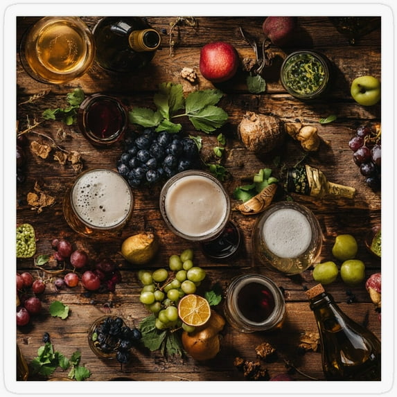 DOPASTICKER Gourmet And Authentic Moments Sticker Phone Decal Water ...
