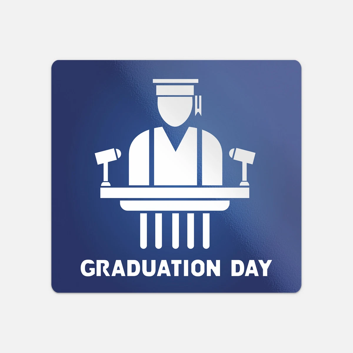 DOPASTICKER Graduation Day Sign Sticker Decal Waterproof Sticker For ...