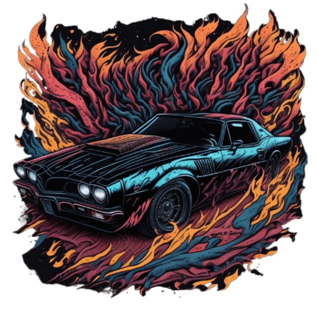 DOPASTICKER Graffiti Car Sticker Vintage Muscle Classic Retro Summer ...
