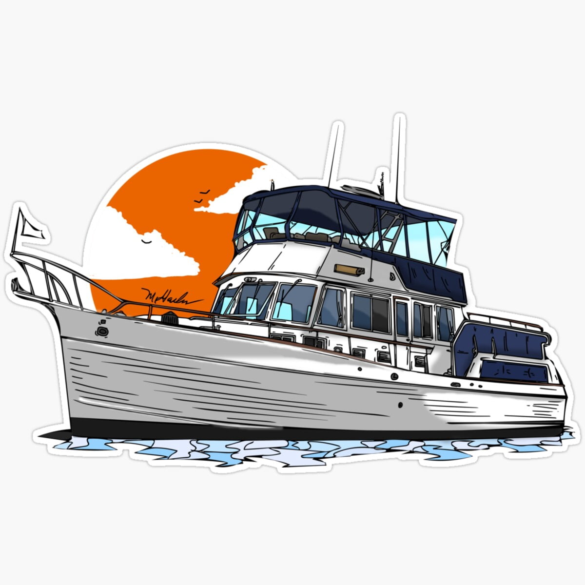 DOPASTICKER Grand Banks Sticker Decorative Laptop, Phone Stickers ...