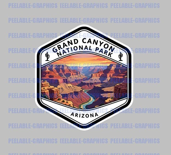 DOPASTICKER Grand Canyon National Park Sticker Phone Sticker, Latop ...