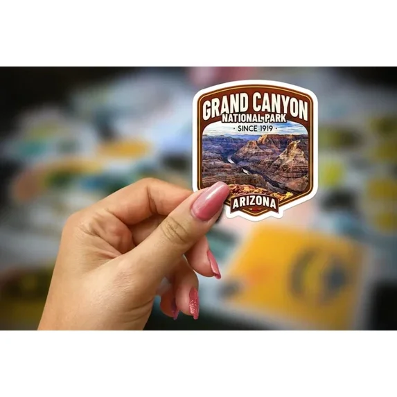 DOPASTICKER Grand Canyon National Park Sticker Us Laptop, National Park ...