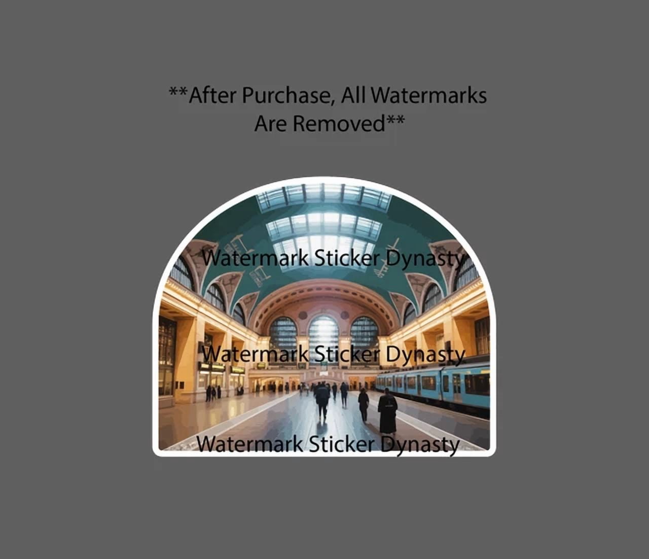 DOPASTICKER Grand Central Terminal Sticker York Travel Subway Sticker ...