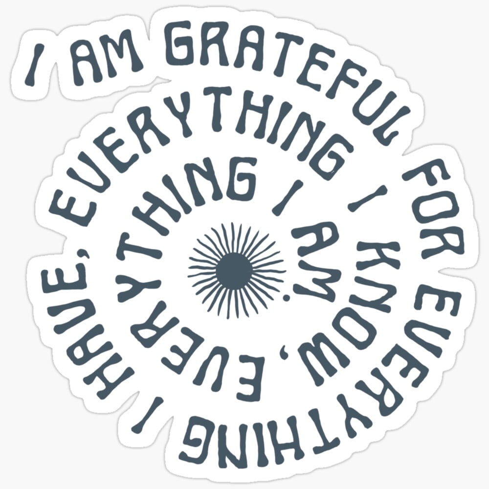DOPASTICKER Grateful Sticker Phone Decal Water Bottle Stickers, Cars ...