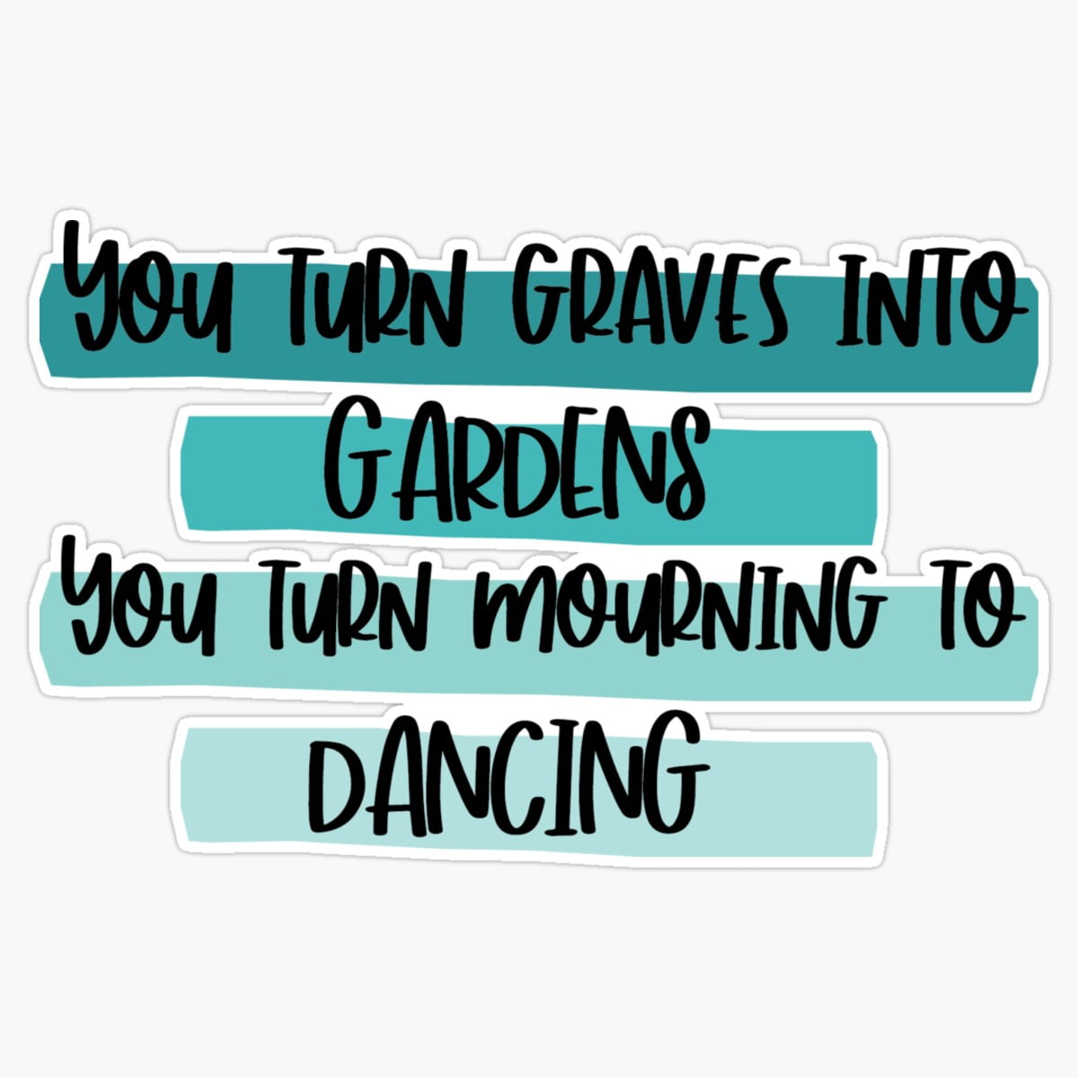 DOPASTICKER Graves Into Gardens Sticker, Phone Sticker Water Bottle ...