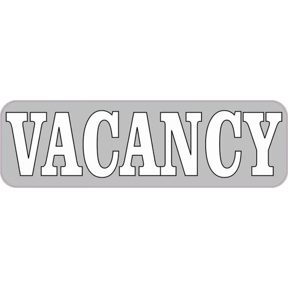 DOPASTICKER Gray Vacancy Sticker Business Sticker Hotel Sticker Phone ...