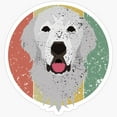 DOPASTICKER Great Pyrenees Dog Breed Rescue Puppies, Retro Design Gift ...