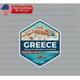 DOPASTICKER Greece Country Sticker Souvenir Travel Map Sticker Phone ...