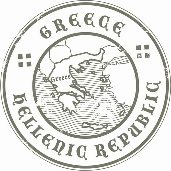 DOPASTICKER Greece Travel Sticker Decal Phone Decal Water Bottle ...