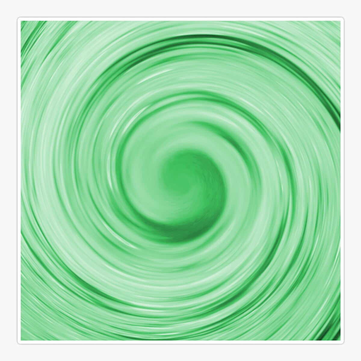 DOPASTICKER Green Apple Soda Swirl Sticker, Phone Sticker Car Stickers ...