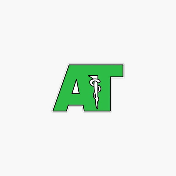 DOPASTICKER Green Athletic Training Logo Sticker, Phone Sticker Car ...