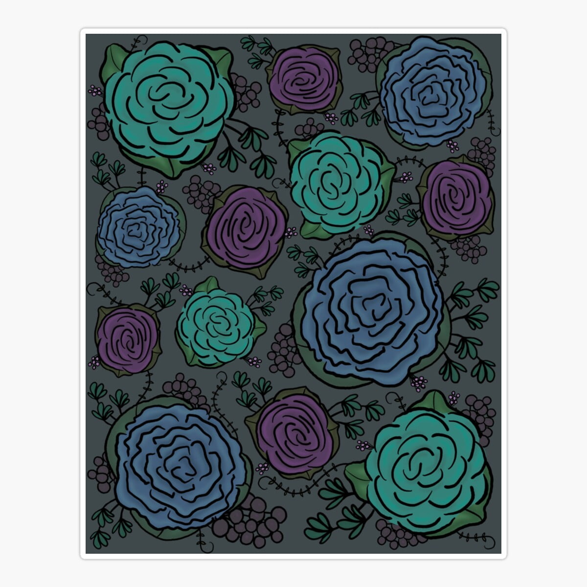 DOPASTICKER Green Balloon Dog Sticker, Phone Sticker Car Stickers ...