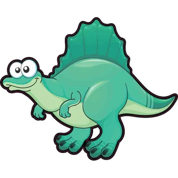DOPASTICKER Green Dinosaur Sticker Phone Sticker, Latop Sticker, Lover ...
