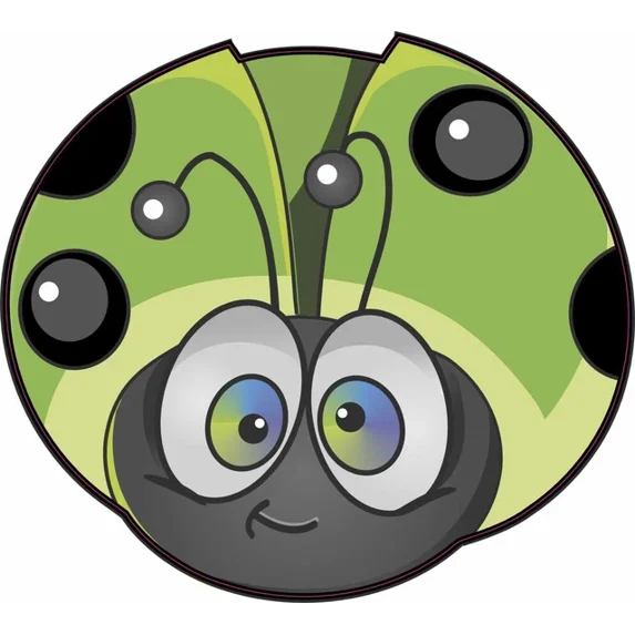 DOPASTICKER Green Ladybug Sticker Phone Sticker, Latop Sticker, Lover ...