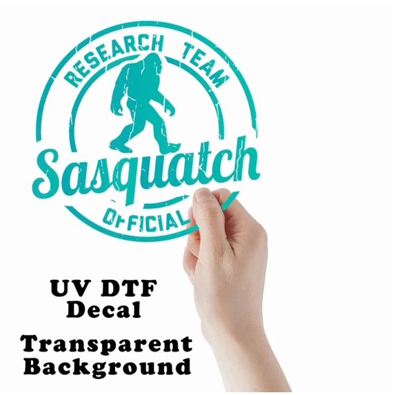 DOPASTICKER Green Sasquatch Research Team Official Sticker - Decorative ...