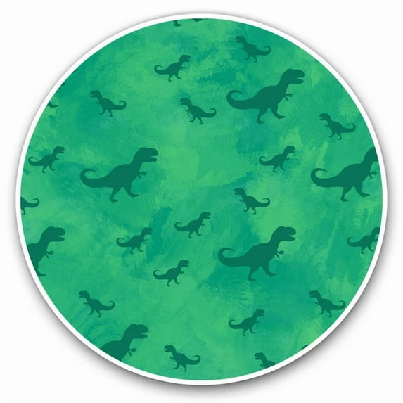 DOPASTICKER Green T-Rex Dinosaur Rex Fun Cool Gift Decorative Laptop ...