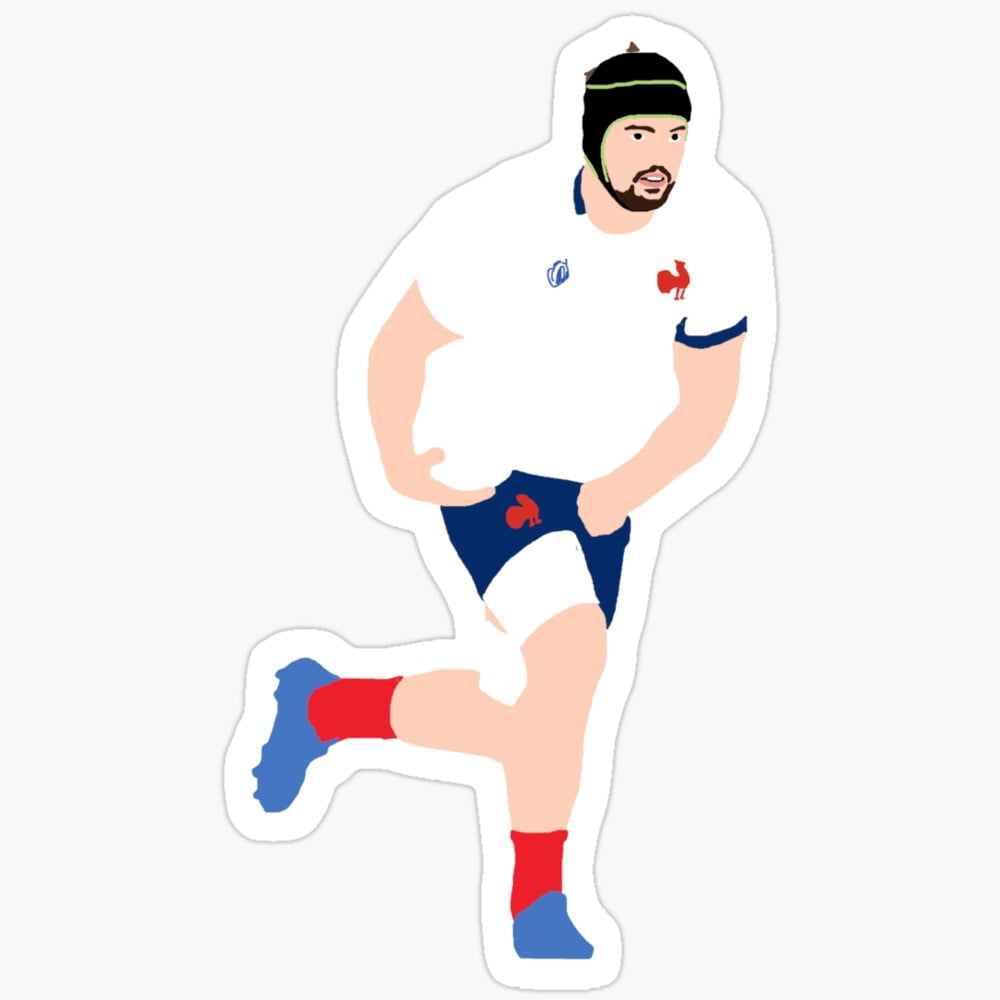DOPASTICKER Gregory Alldritt France Rugby Gift You - Phone Stickers ...