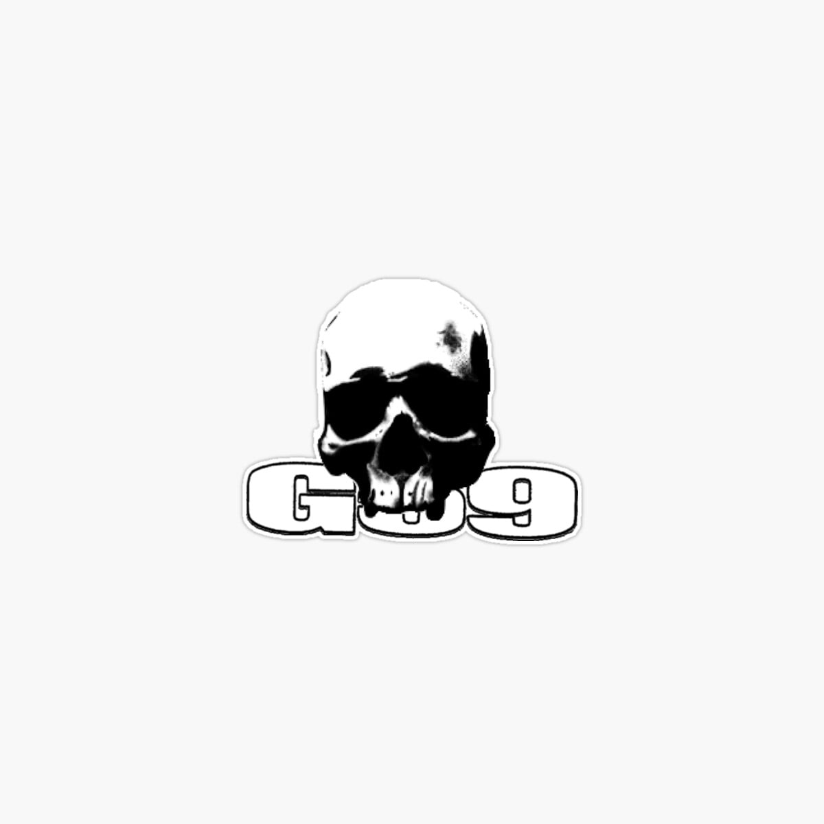 DOPASTICKER Greyfivenine Skull Logo Sticker, Phone Sticker Car Sticker ...