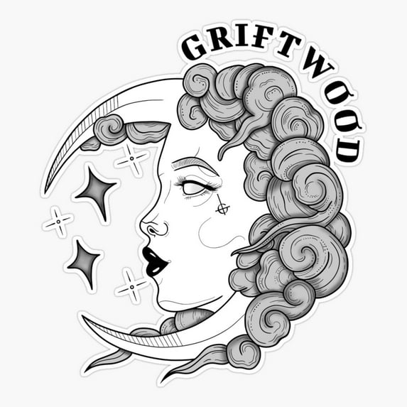 DOPASTICKER Griftwood, Holy Mother Design Sticker, Phone Sticker Car ...
