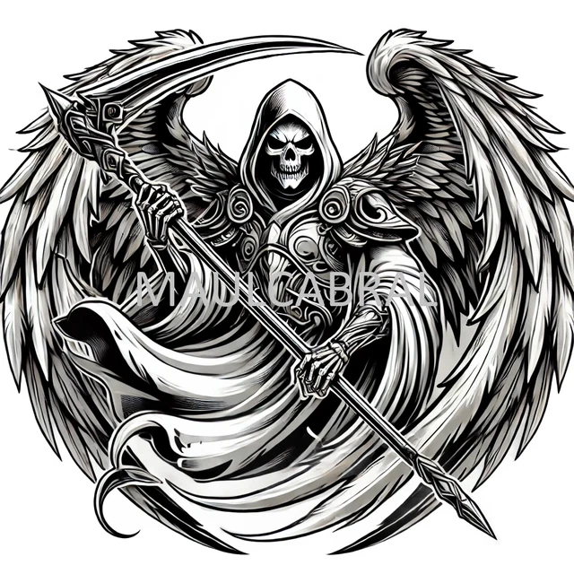 DOPASTICKER Grim Reaper Decal Sticker Fourth Of July Sticker, Memorial ...