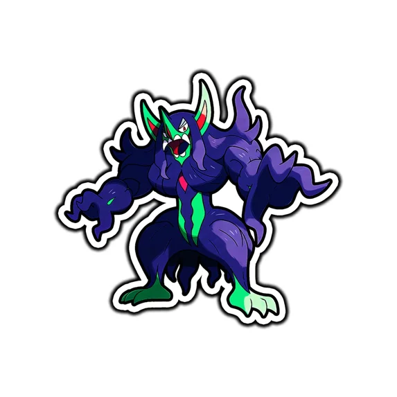 DOPASTICKER Grimmsnarl Sticker Decal Phone Decal Water Bottle Stickers ...