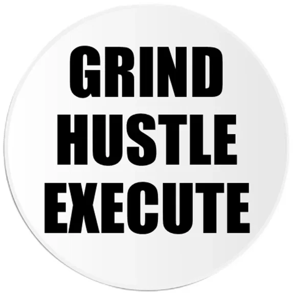 DOPASTICKER Grind Hustle Execute, Motivation Inspiration Phone Decal ...