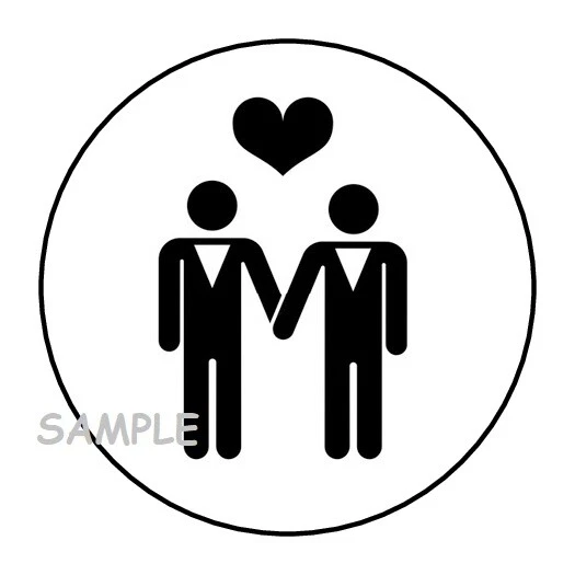 DOPASTICKER Groom And Groom Stickers Wedding Love Favors Phone Decal ...