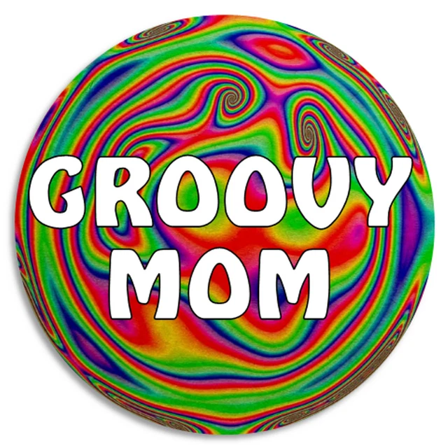 DOPASTICKER Groovy Mom Sticker, Happy Mother'S Day Birthday Phone Decal ...