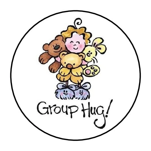 DOPASTICKER Group Hug Stickers Hugs Cute Phone Decal Water Bottle ...