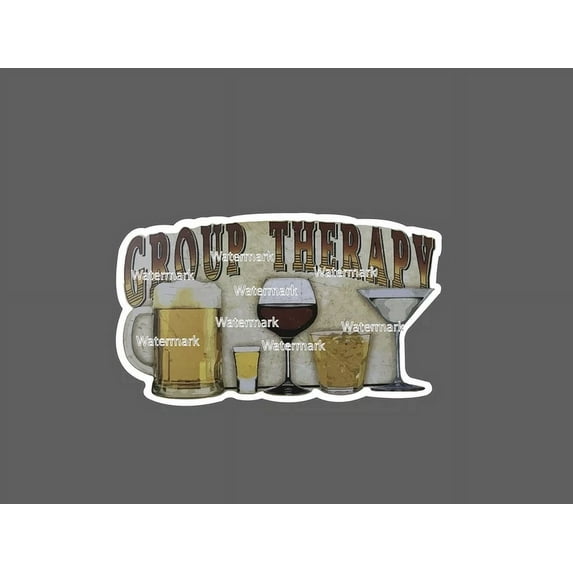 DOPASTICKER Group Therapy Sticker Drinking Sticker Phone Sticker, Latop ...