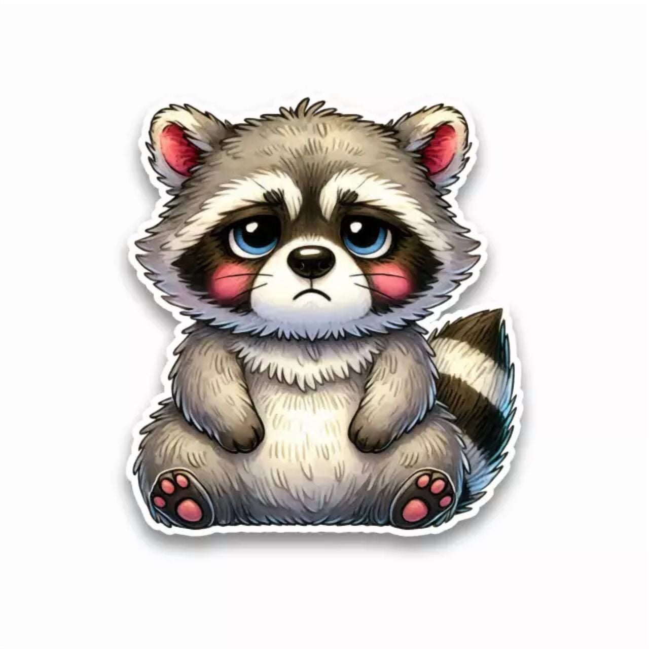 DOPASTICKER Grumpy Animal Cute Animal Sticker Decal Car Window ...