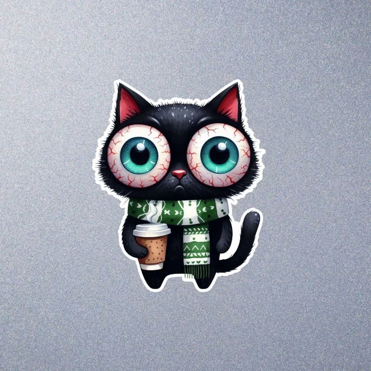 DOPASTICKER Grumpy Cat Car Sticker, Laptop Decal, Laptop Phone Decal ...