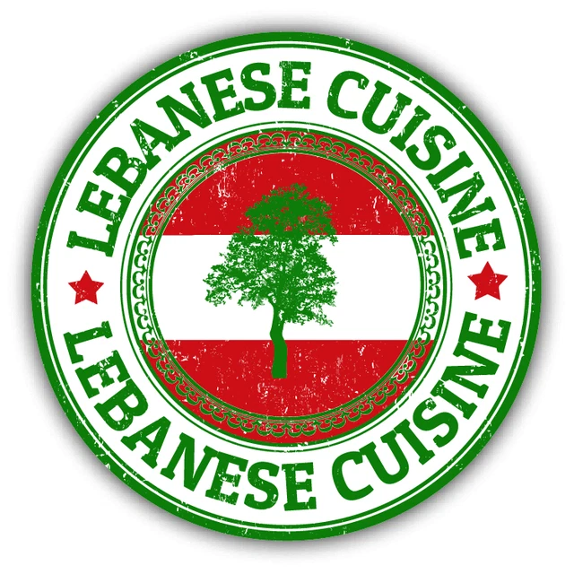 DOPASTICKER Grunge Rubber Travel Lebanon Flag Sticker Decal Phone Decal ...