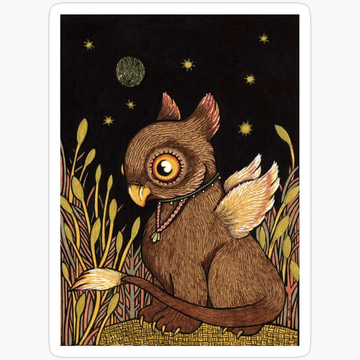 DOPASTICKER Gryphon Sticker Birthday Gifts - Decorative Laptop, Phone ...