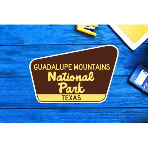 DOPASTICKER Guadalupe Mountains National Park Texas Sticker, Phone ...