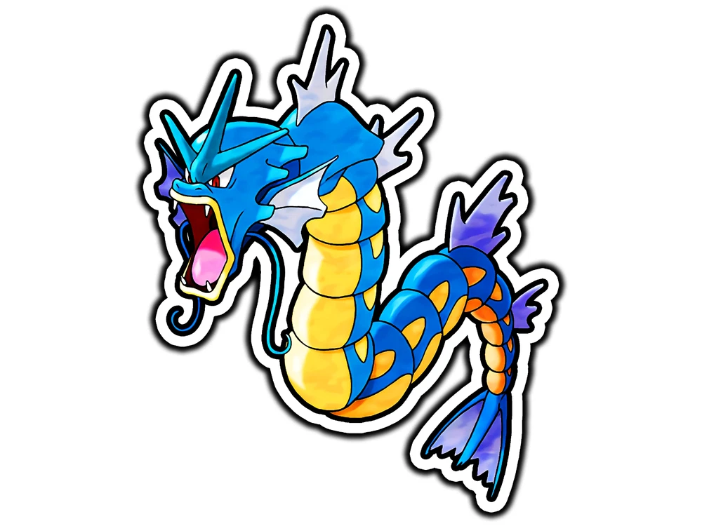 DOPASTICKER Gyarados Sticker Decal Phone Decal Water Bottle Stickers ...