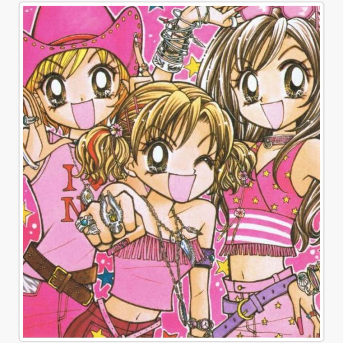 DOPASTICKER Gyaru World Sticker Decorative Laptop, Phone Stickers ...